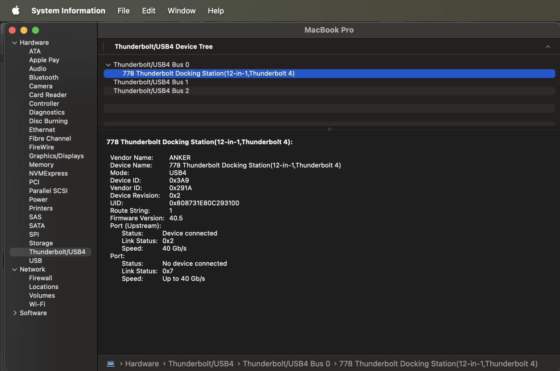 How to See Thunderbolt and USB4 Device Information on a Mac - ServeTheHome