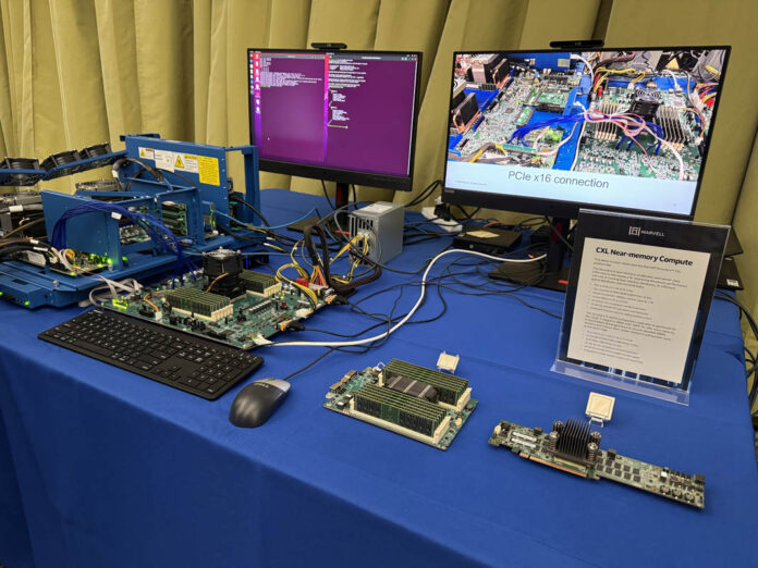 This CXL Memory Controller Has 16 Arm Cores Marvell Structera A ...