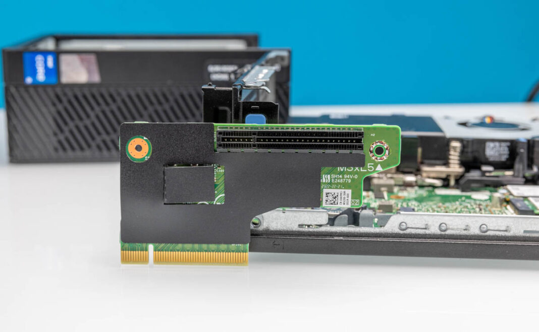 The Dell Precision 3260 Compact PCIe Riser and SATA - ServeTheHome