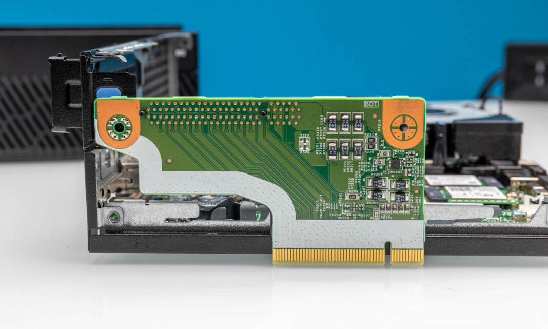 The Dell Precision 3260 Compact PCIe Riser and SATA - ServeTheHome