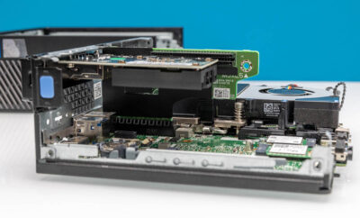 The Dell Precision 3260 Compact PCIe Riser and SATA - ServeTheHome