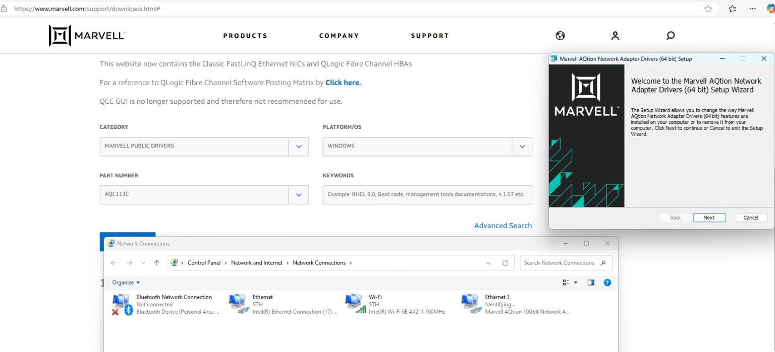 Networking on the Cheap Gigaplus 10Gbase-T Adapter Mini-Review Marvell ...
