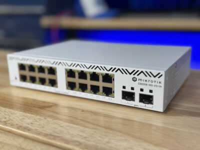 The MikroTik CSS318-16G-2S+IN Half-Width Switch is Coming - ServeTheHome