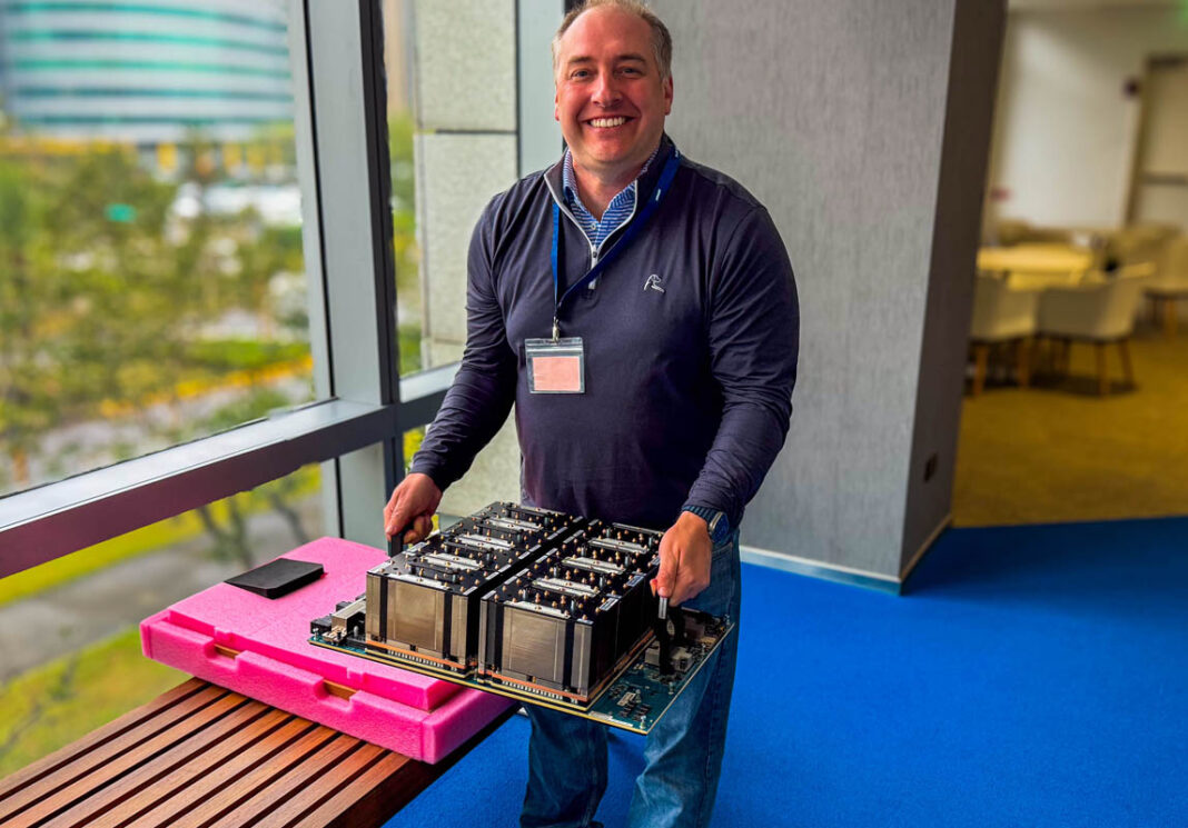 This is a Fun AMD Instinct MI325X 8-GPU Baseboard Feature - ServeTheHome