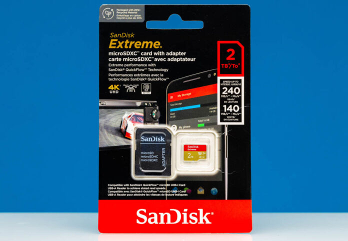 Tiny SanDisk Extreme 2TB microSDXC is Fast and Small - ServeTheHome