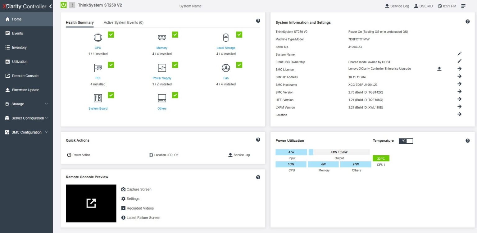 Lenovo ThinkSystem ST250 V2 Review - Page 3 of 4 - ServeTheHome