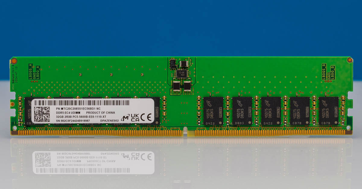 Micron DDR5-5600 ECC UDIMM Kit Quick Look - ServeTheHome