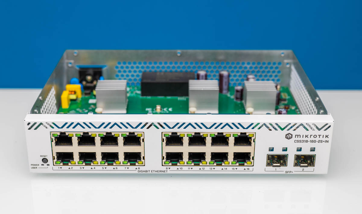 Mikrotik Css318 16g 2s In Open Servethehome