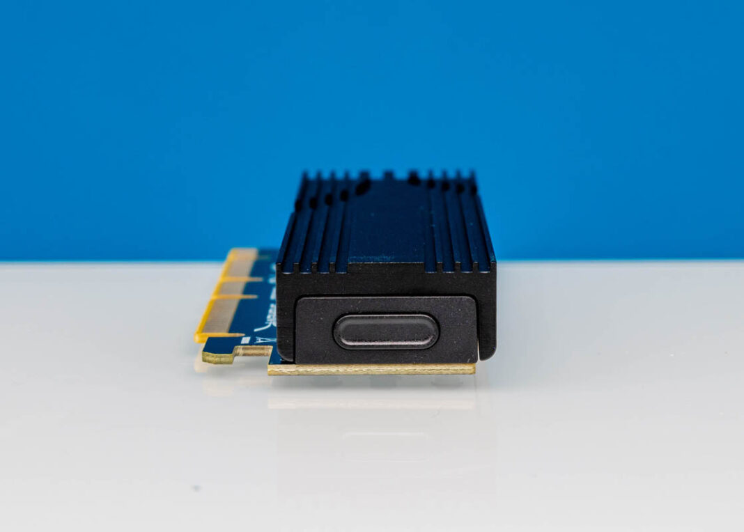 Sabrent M.2 NVMe SSD to PCIe Gen5 x16 AIC Mini-Review - ServeTheHome
