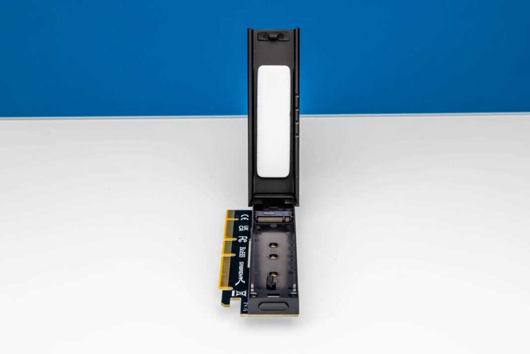 Sabrent M.2 NVMe SSD to PCIe Gen5 x16 AIC Mini-Review - ServeTheHome