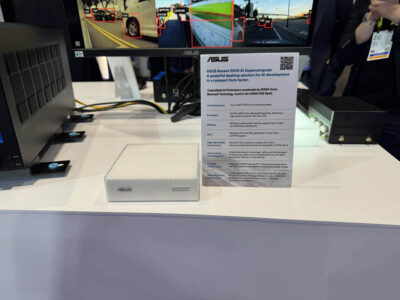 This is the ASUS Ascent GX10 a NVIDIA GB10 Mini PC with 128GB of Memory ...