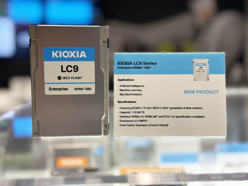 Kioxia LC9 122.88TB PCIe Gen5 NVMe SSD at NVIDIA GTC 2025 - ServeTheHome