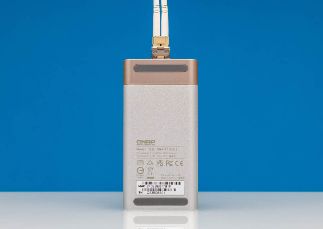 QNAP QNA-T310G1S Thunderbolt 3 to 10G Adapter Quick Look - ServeTheHome