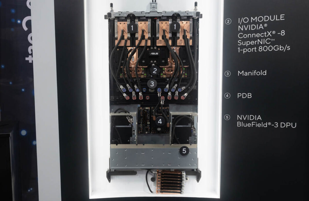 ASUS AI Pod NVIDIA GB300 NVL72 at NVIDIA GTC 2025 - ServeTheHome