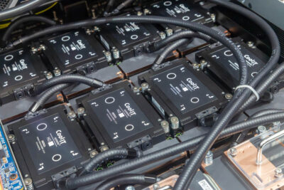 Gigabyte GIGAPOD and GB300 NVL72 Compute Blades at NVIDIA GTC 2025