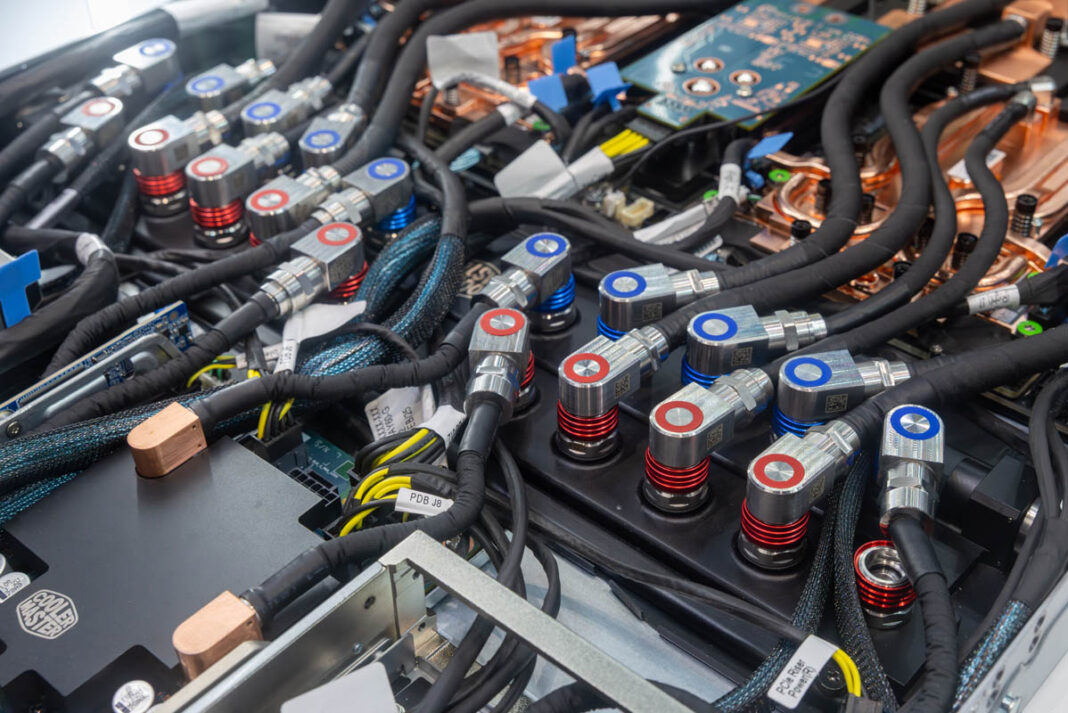 Gigabyte GIGAPOD and GB300 NVL72 Compute Blades at NVIDIA GTC 2025