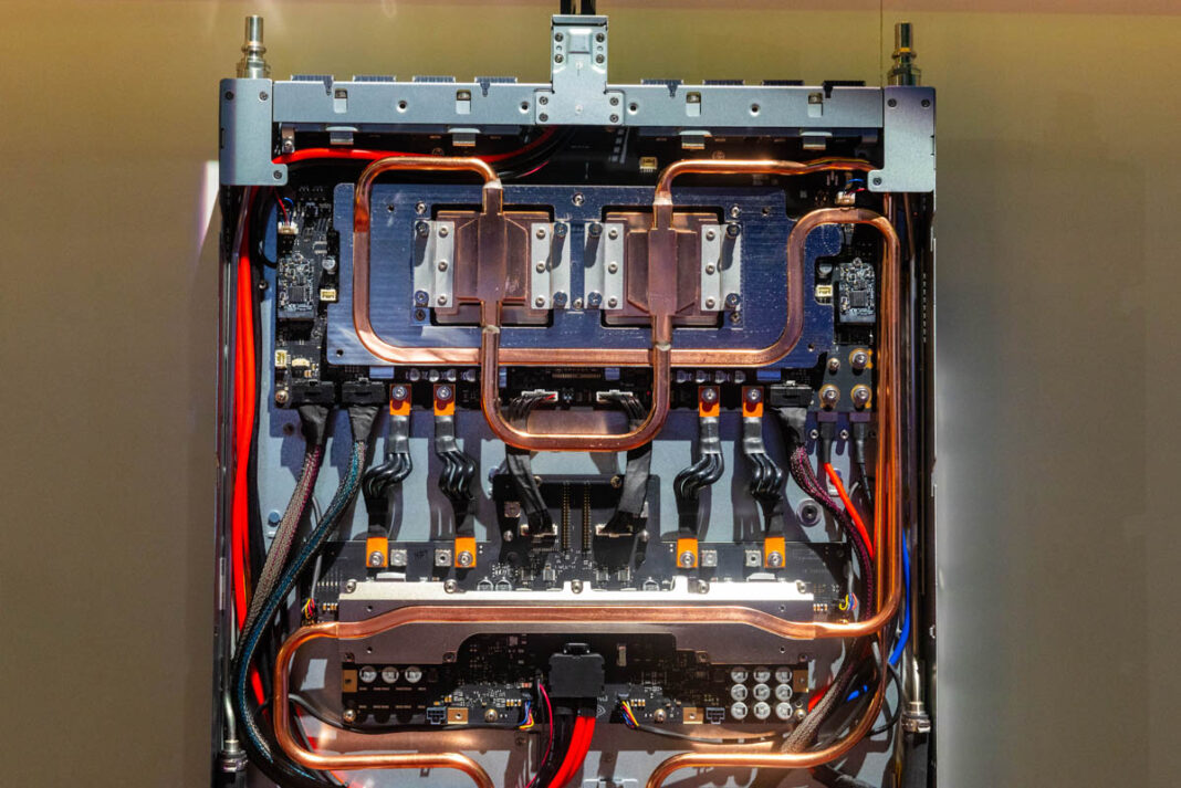 NVIDIA GB300 NVLink Switch Tray at NVIDIA GTC 2025 - ServeTheHome