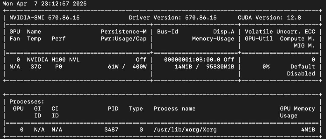 Can You Run the 94GB NVIDIA H100 NVL PCIe as a Single GPU - ServeTheHome