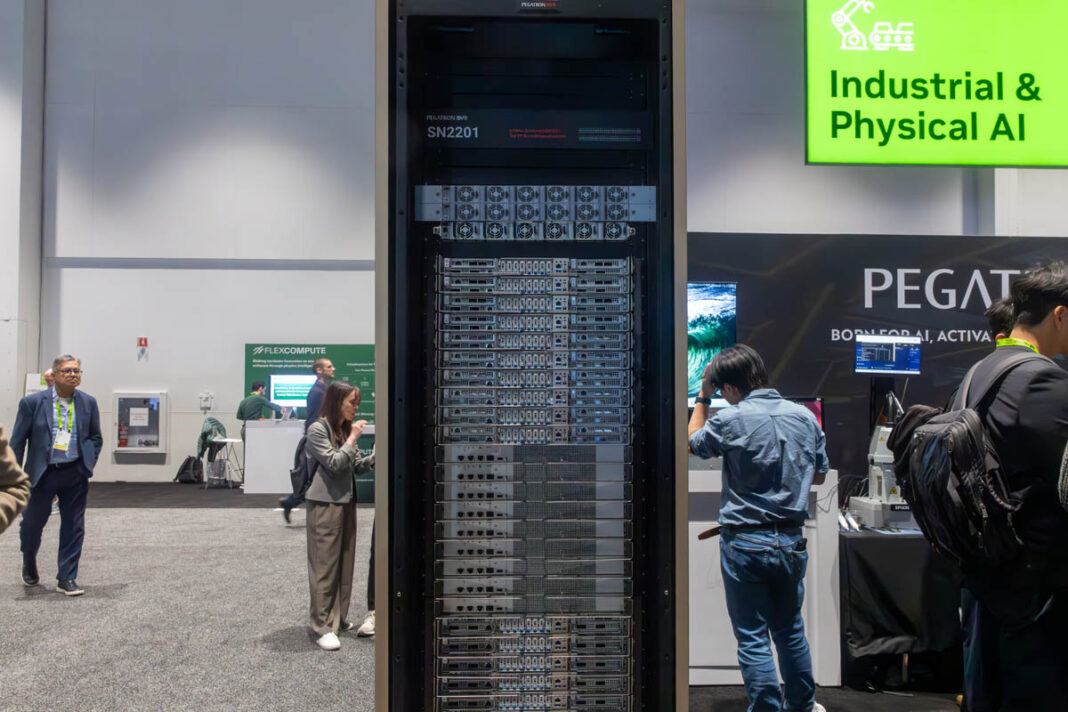 Pegatron NVIDIA GB300 NVL72 and More at NVIDIA GTC 2025 - ServeTheHome