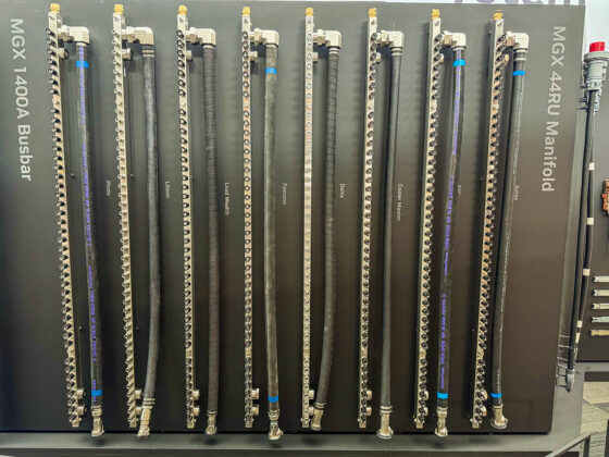 This is the NVIDIA MGX 44RU Manifold for Liquid Cooling - ServeTheHome