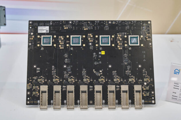 This is the NVIDIA MGX PCIe Switch Board with ConnectX-8 for 8x PCIe GPU Servers
