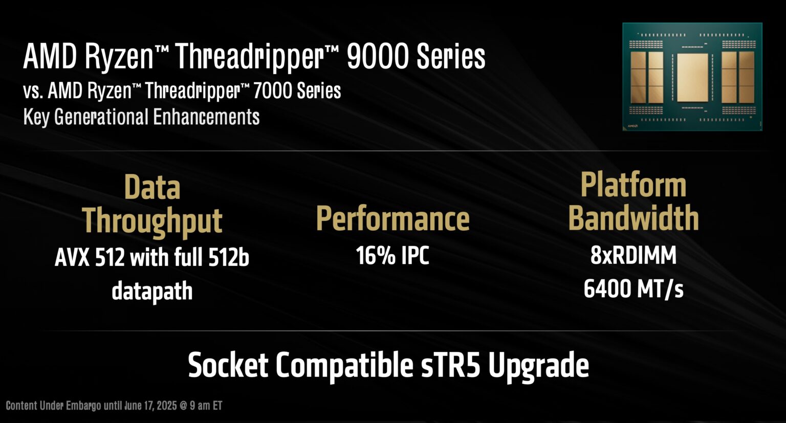 New AMD Ryzen Threadripper 9000 Series and AMD Radeon AI Pro R9700 ...