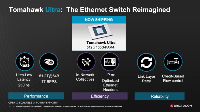 Broadcom Tomahawk Ultra Launch for Scale-up Ethernet - ServeTheHome