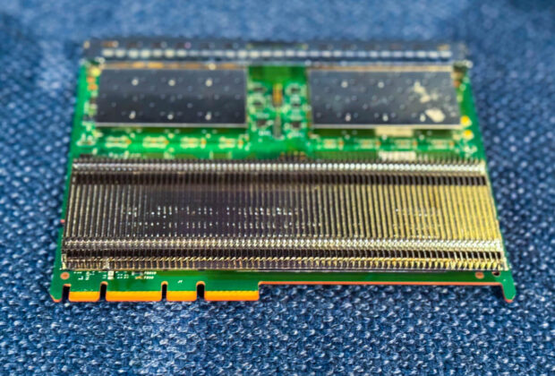 This is the New Double Wide NIC with 8x 25GbE Ports Using the Intel ...