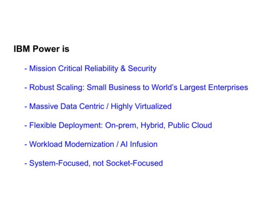 IBM's Power11 Processor Architecture at Hot Chips 2025 - ServeTheHome