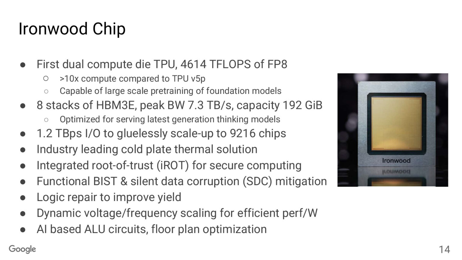 This is the Google TPU v7 Ironwood Chip - ServeTheHome
