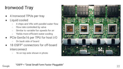 Google Ironwood TPU Swings for Reasoning Model Leadership at Hot Chips ...