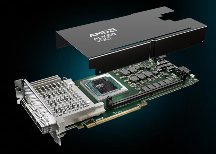 New Faster AMD Alveo V80 Accelerator with HBM2e and Fast Networking ...