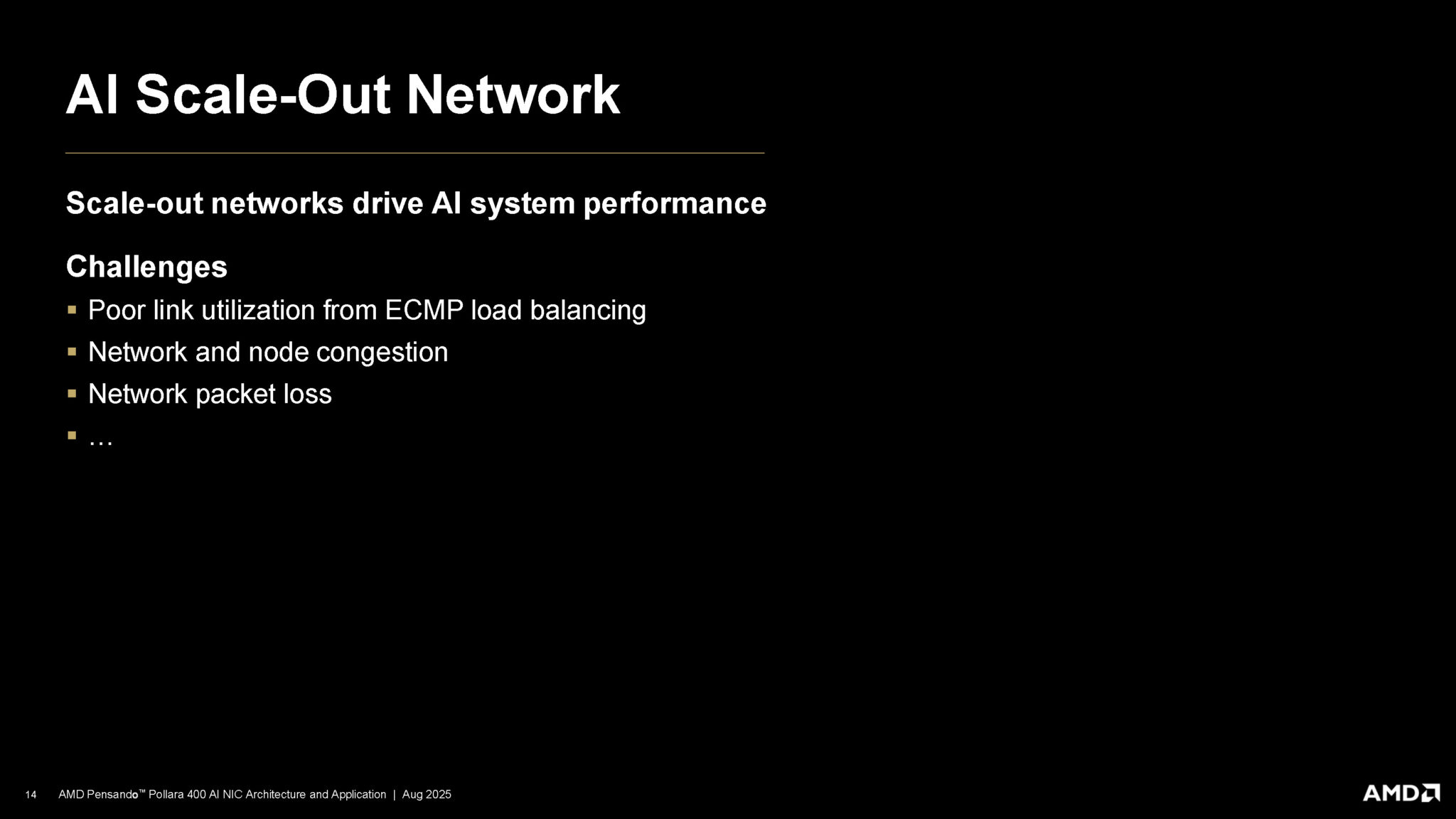 AMD Pollara 400 Details at Hot Chips 2025 - ServeTheHome