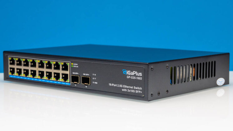 GigaPlus GP-S25-1602 Review A Cheap 16-port 2.5GbE and 2-port 10G Switch - ServeTheHome