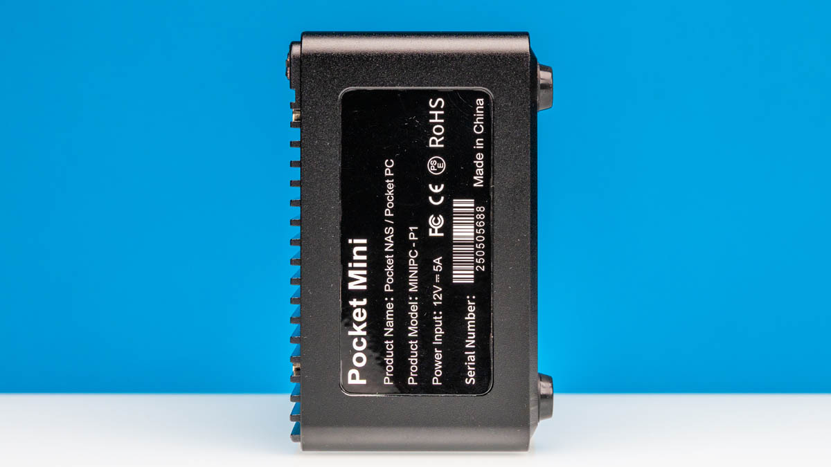 CWWK Pocket Nas Pocket PC Black Side 3 - ServeTheHome