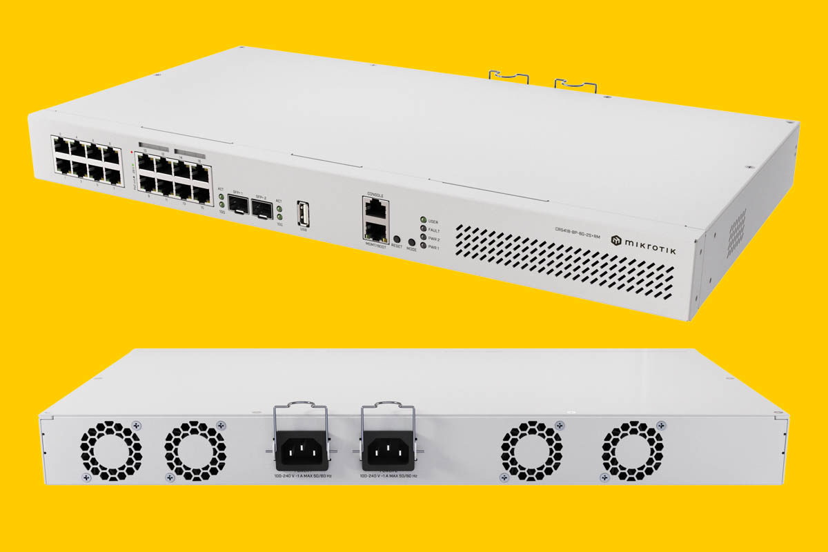 MikroTik CRS418-8P-8G-2S+RM Launched PoE Switch and More - ServeTheHome