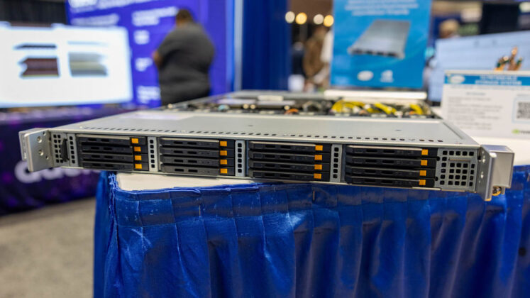 This is a Supermicro NVIDIA Grace Superchip Storage Server - ServeTheHome