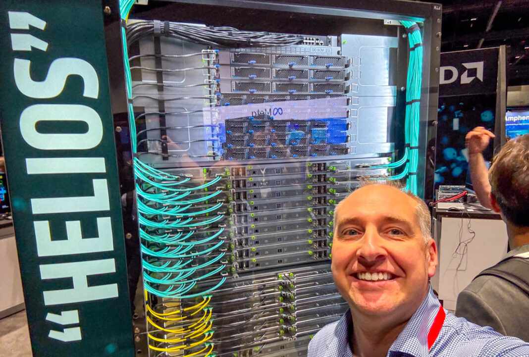 AMD Helios MI450 Rack at OCP Summit with a Different Version from Meta - ServeTheHome