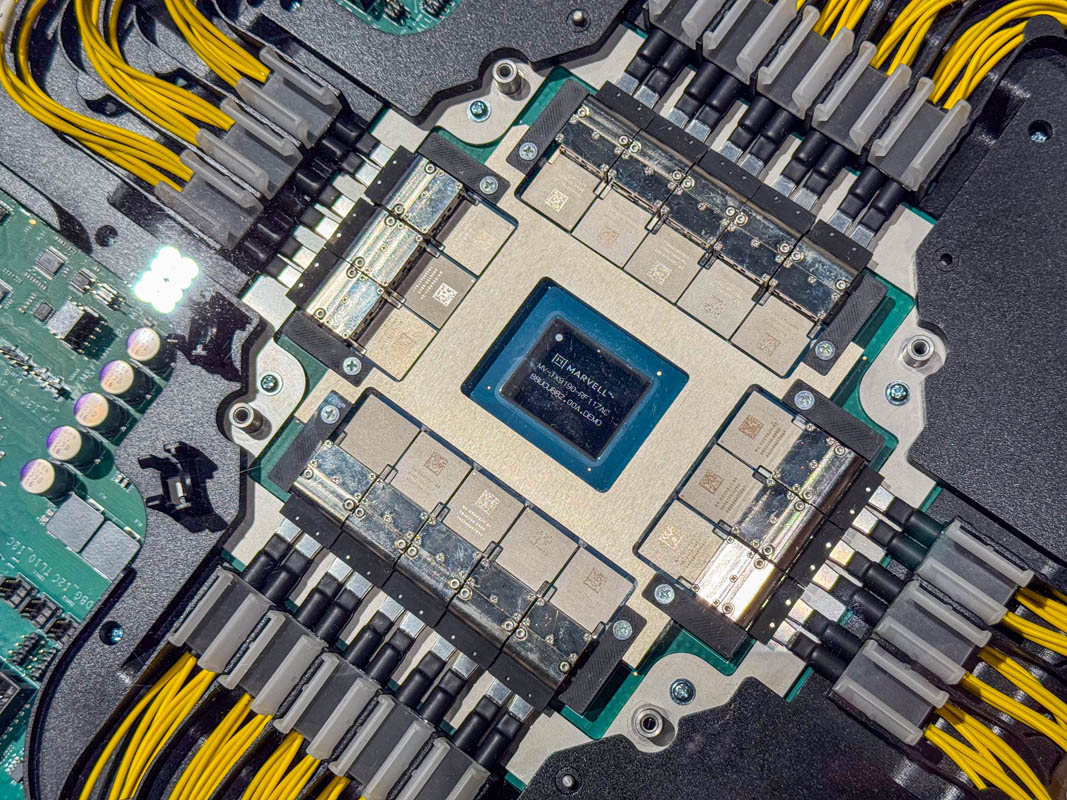 Marvell TX9190 Liquid-Cooled CPO Switch at OCP 2025 - ServeTheHome