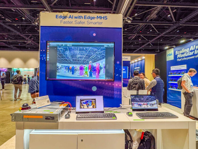 Intel Xeon 6 SoC Edge AI Demo with Dell PowerEdge XR8720t at OCP 2025 ...