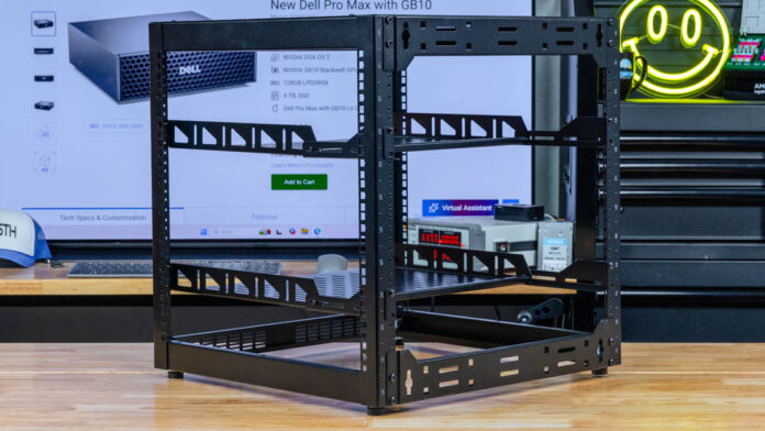 Tecmojo 12U Open Frame Network Rack Mini Review - ServeTheHome