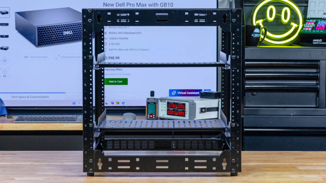Tecmojo 12U Open Frame Network Rack Mini Review - ServeTheHome
