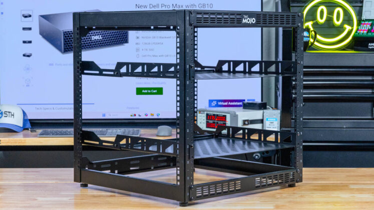 Tecmojo 12U Open Frame Network Rack Mini Review - ServeTheHome