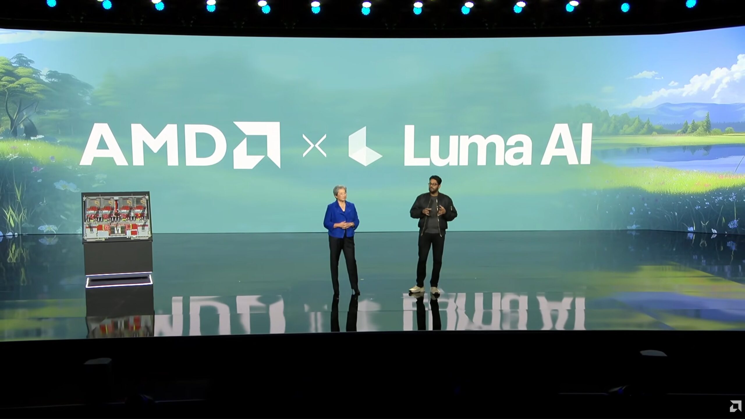 AMD CES 2026 Keynote AMD X Luma AI - ServeTheHome