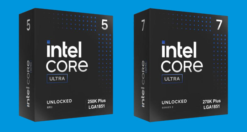 Intel Intros Core Ultra 250K and 270K Plus Chips Refreshing Desktop ...